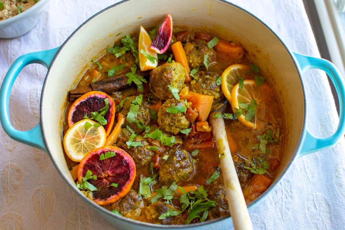 Spicy Moroccan Meatball Tagine Recipe - ¡HOLA! JALAPEÑO