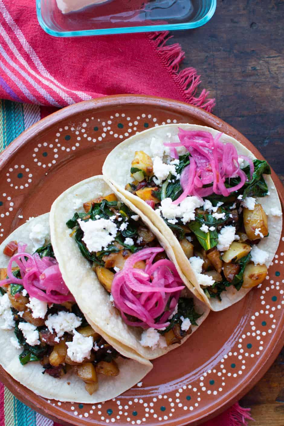 Easy & Quick New Potato and Swiss Chard Tacos Recipe - ¡HOLA! JALAPEÑO