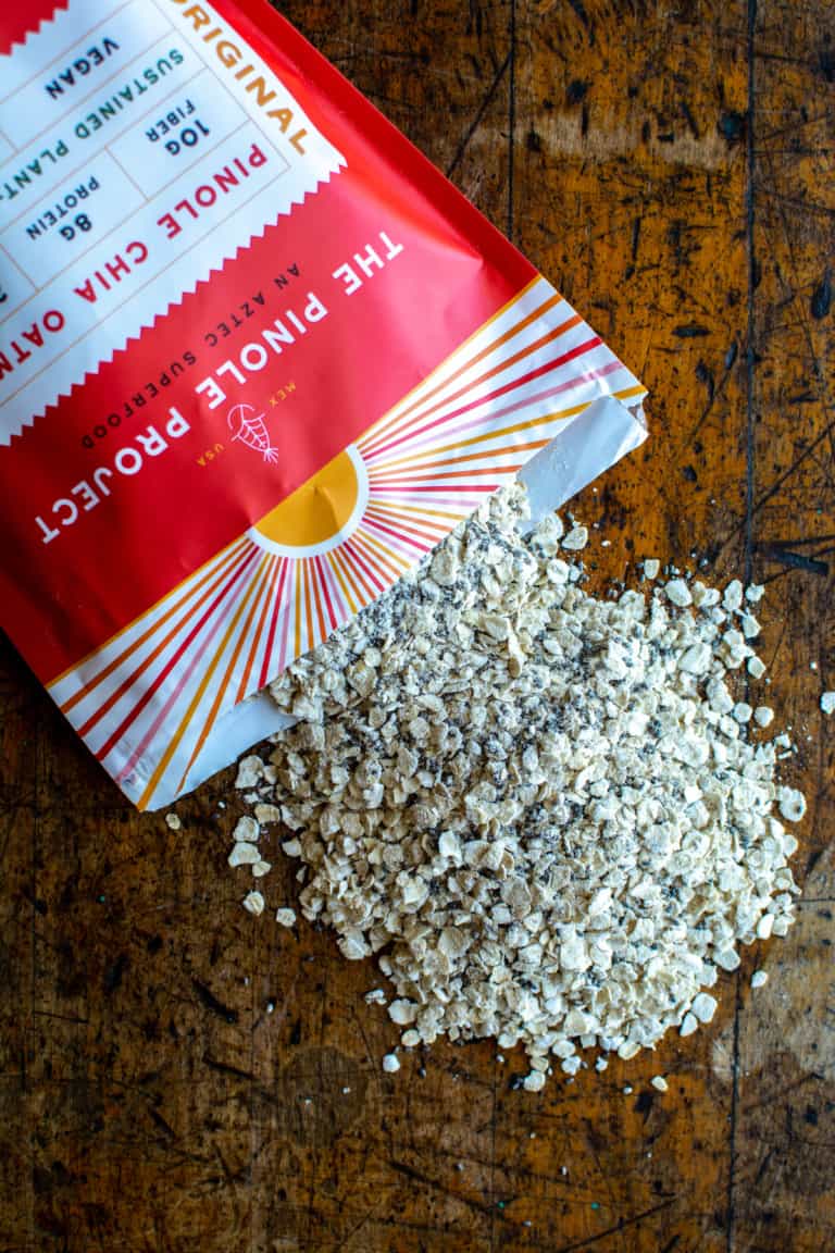 Simple Stovetop Pinole Chia Oatmeal - ¡HOLA! JALAPEÑO