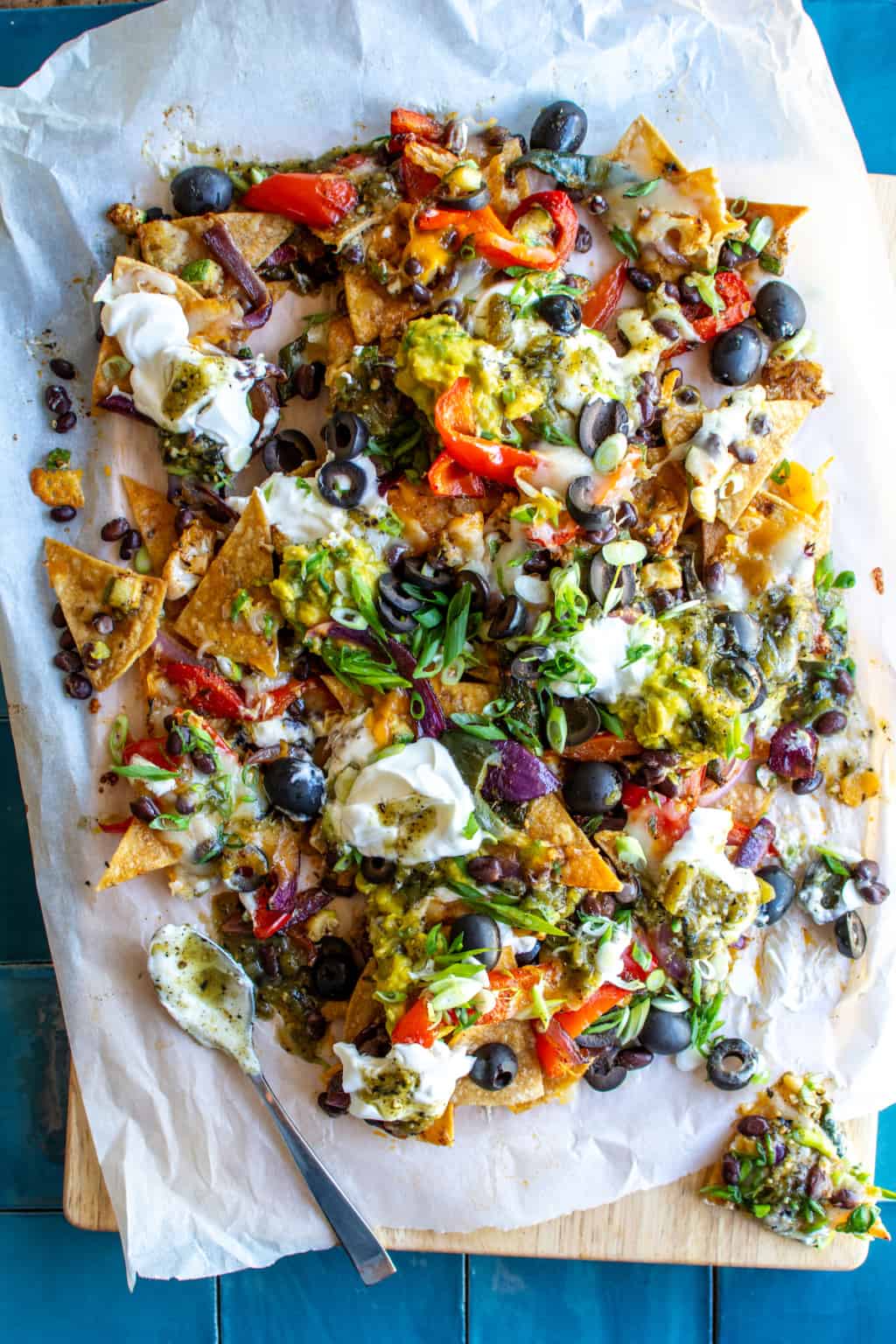 Oven-Roasted Veggie Fajita Nachos - ¡HOLA! JALAPEÑO