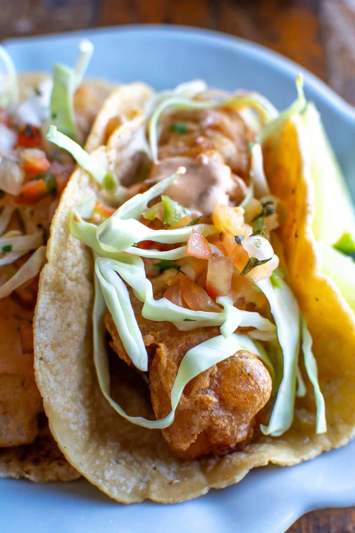 Crunchy Ensenada Fish Taco Recipe with Chipotle Crema - ¡HOLA! JALAPEÑO