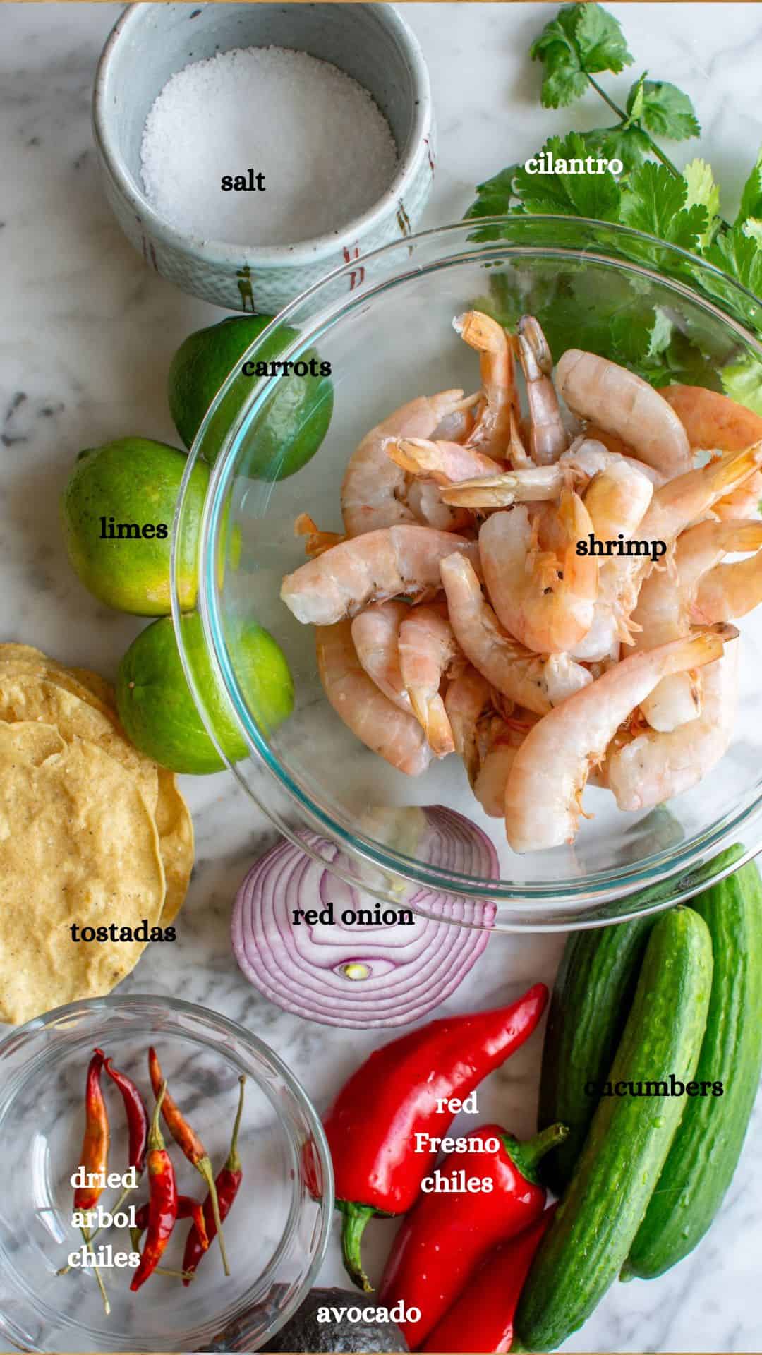 Spicy Shrimp Aguachile Rojo With Avocado and Cilantro - ¡HOLA! JALAPEÑO