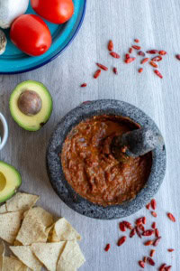 Super Spicy Chile Piquin Molcajete Salsa Recipe - ¡HOLA! JALAPEÑO
