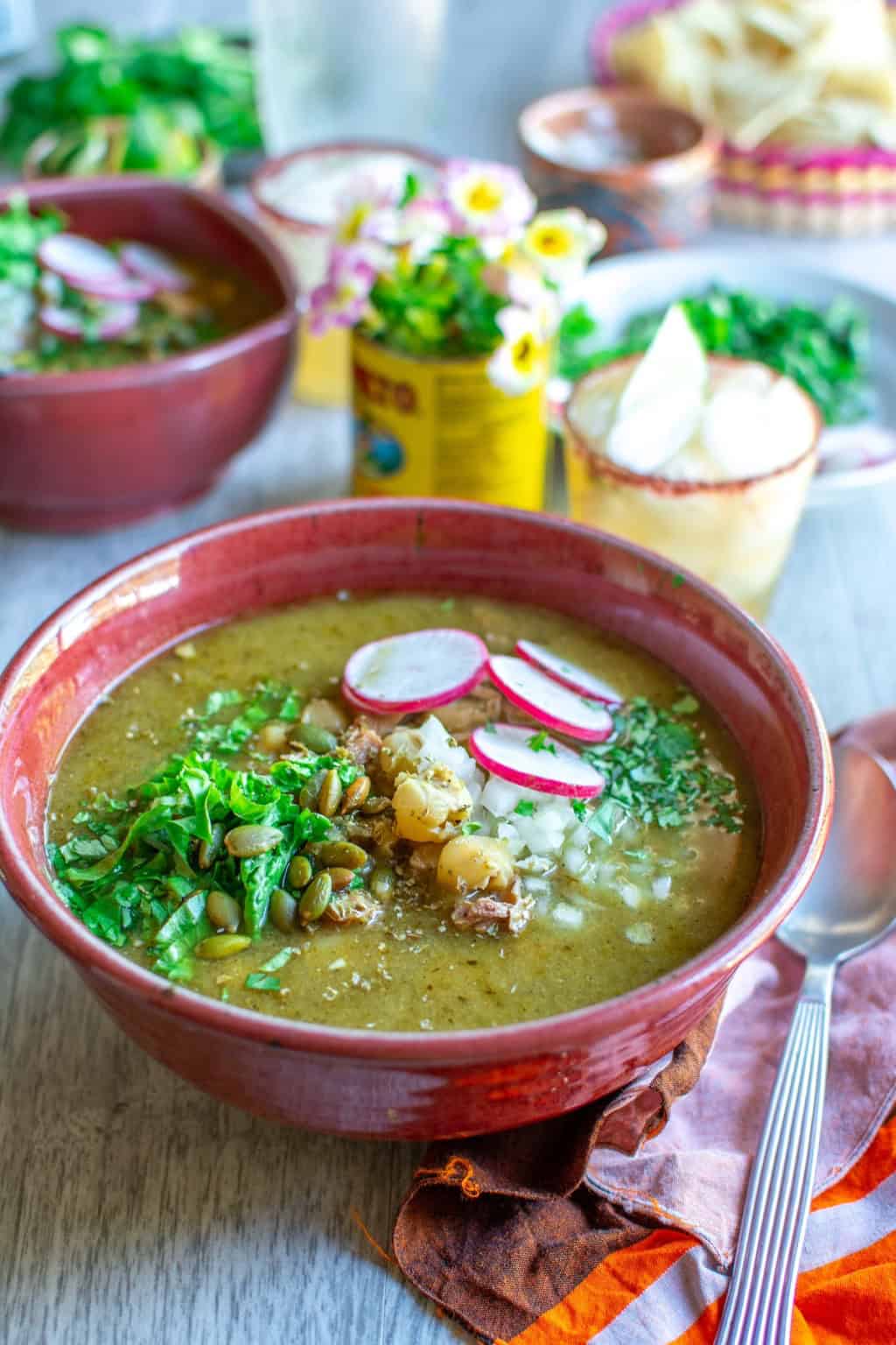 Leftover Turkey Instant Pot Pozole Verde Recipe - ¡HOLA! JALAPEÑO
