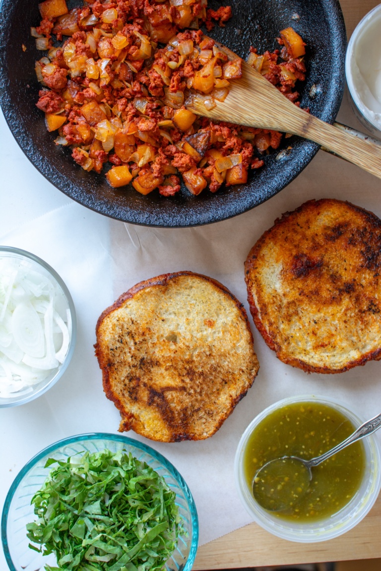 Authentic Pambazos Recipe {Chorizo & Potato Sandwich} - ¡HOLA! JALAPEÑO