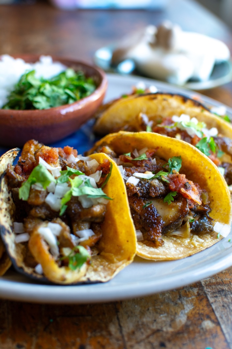Vegan Oyster Mushroom Tacos Mushroom Carnitas Hola Jalapeño
